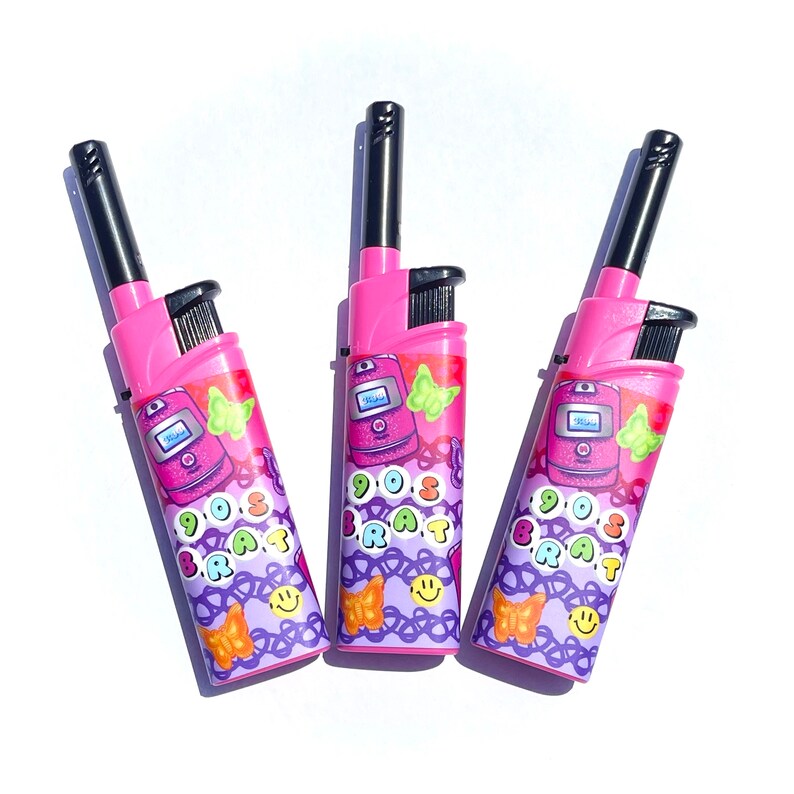 90s Brat Lighter 90s Nostalgia Lighter Custom Lighter | Etsy