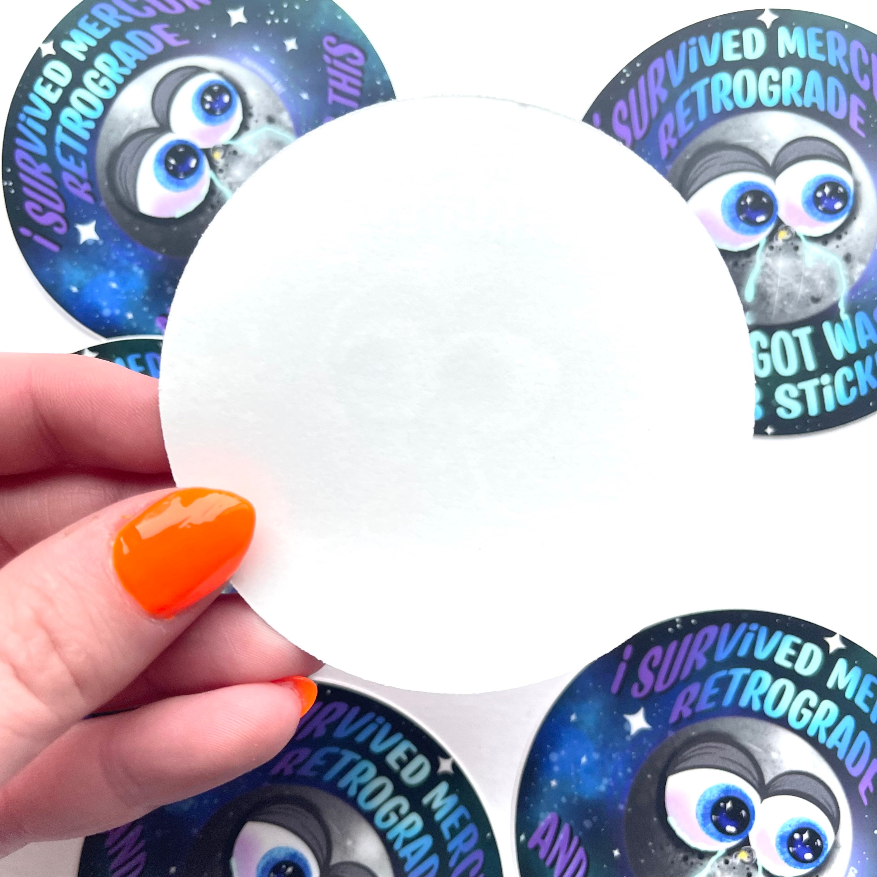 Mercury Retrograde Sticker Mercury Sticker Vinyl Sticker - Etsy