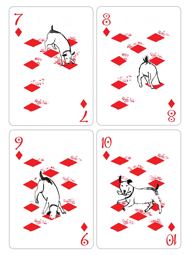 Pack of Dogs Playing Cards Poker Cards Playing Card Set - Etsy