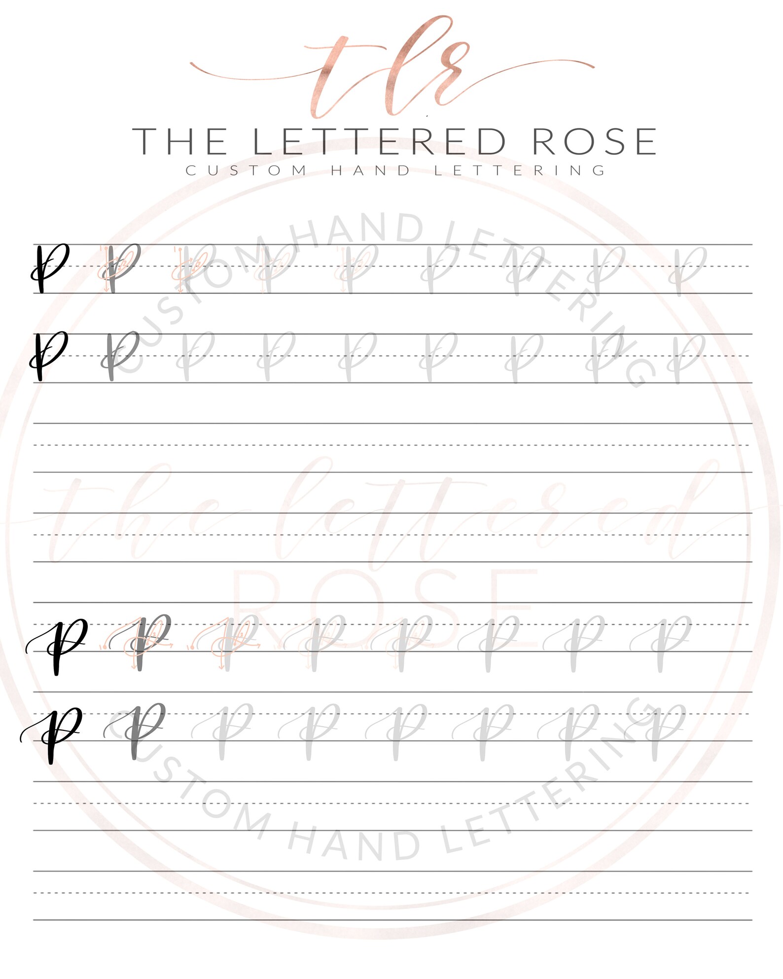 Hand Lettering Worksheets - Etsy