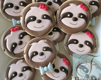 Sloth cookie | Etsy