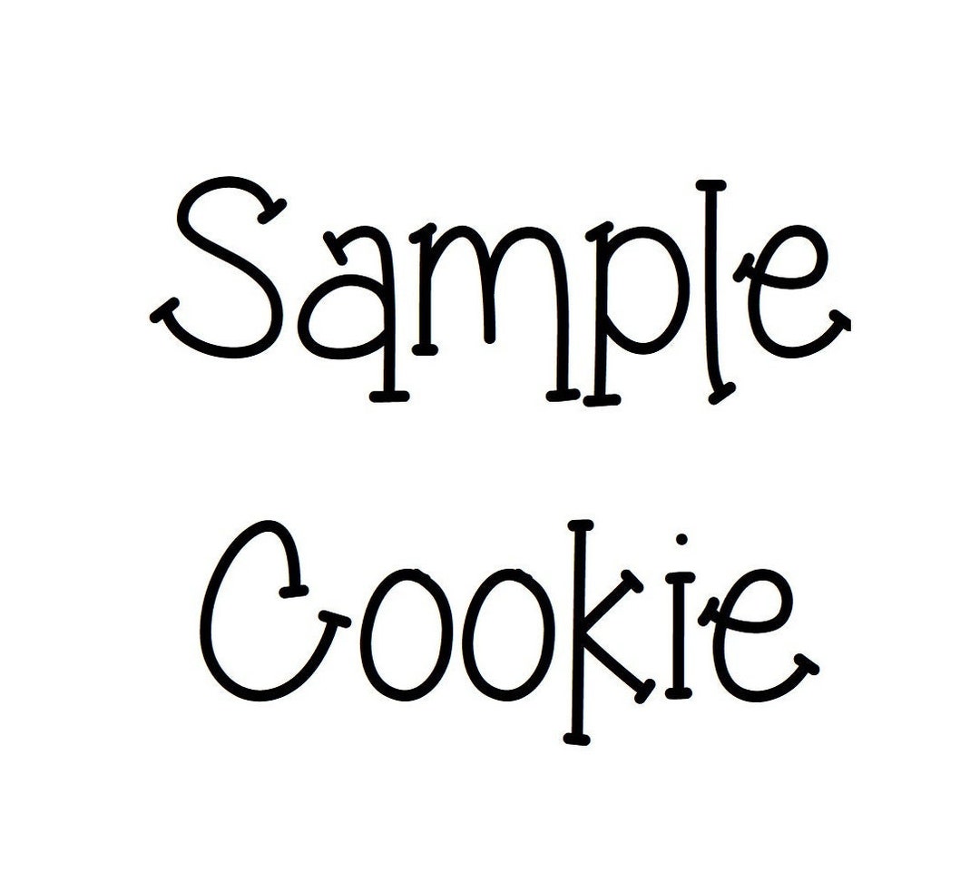 Sample Cookie - Etsy