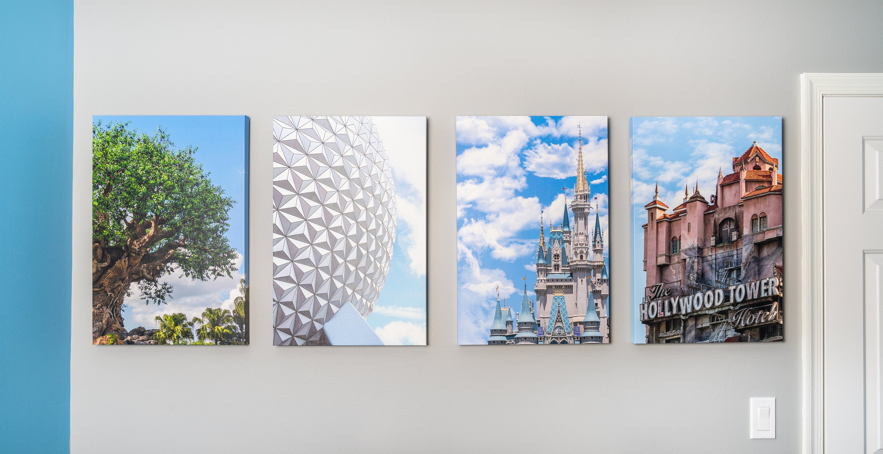 Walt Disney World Park Icons Series - Photo Print or Canvas Wrap, Magic ...