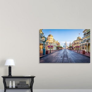 Empty - Main Street USA Photo Prints and Canvas Wraps, Magic Kingdom, Walt Disney World ...