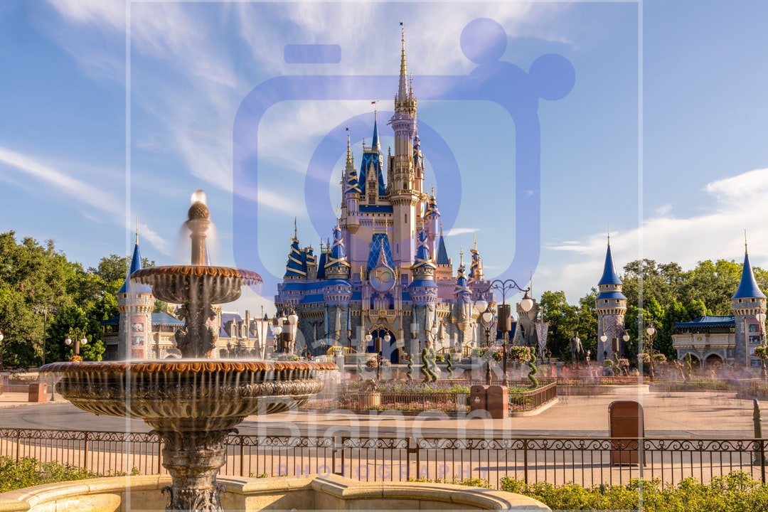 Cinderella Castle Photo Print or Canvas – Early Morning Magic, Walt ...