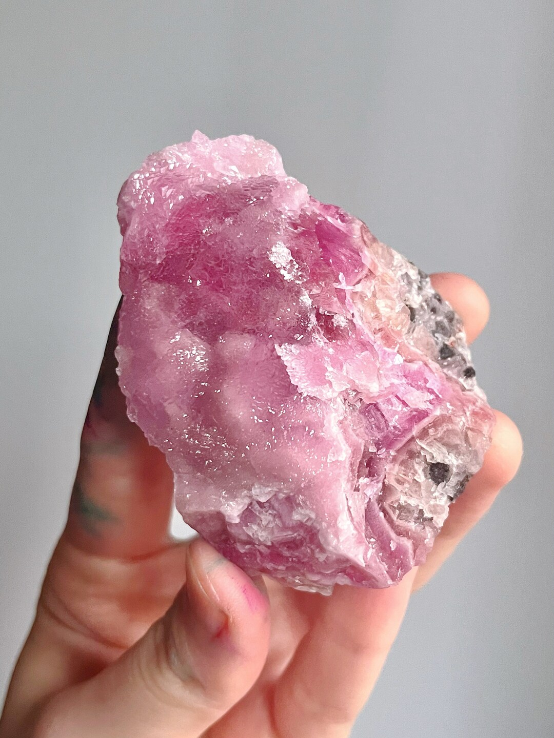 Pink Cobalto Calcite Crystal, Natural Pink Calcite Crystal, Cobalto ...