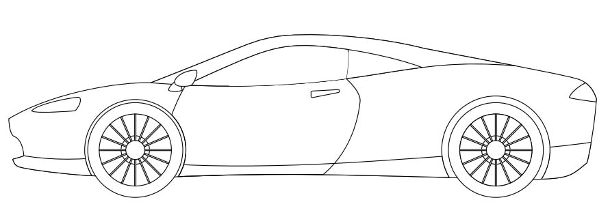 Cars Coloring Pages - Etsy