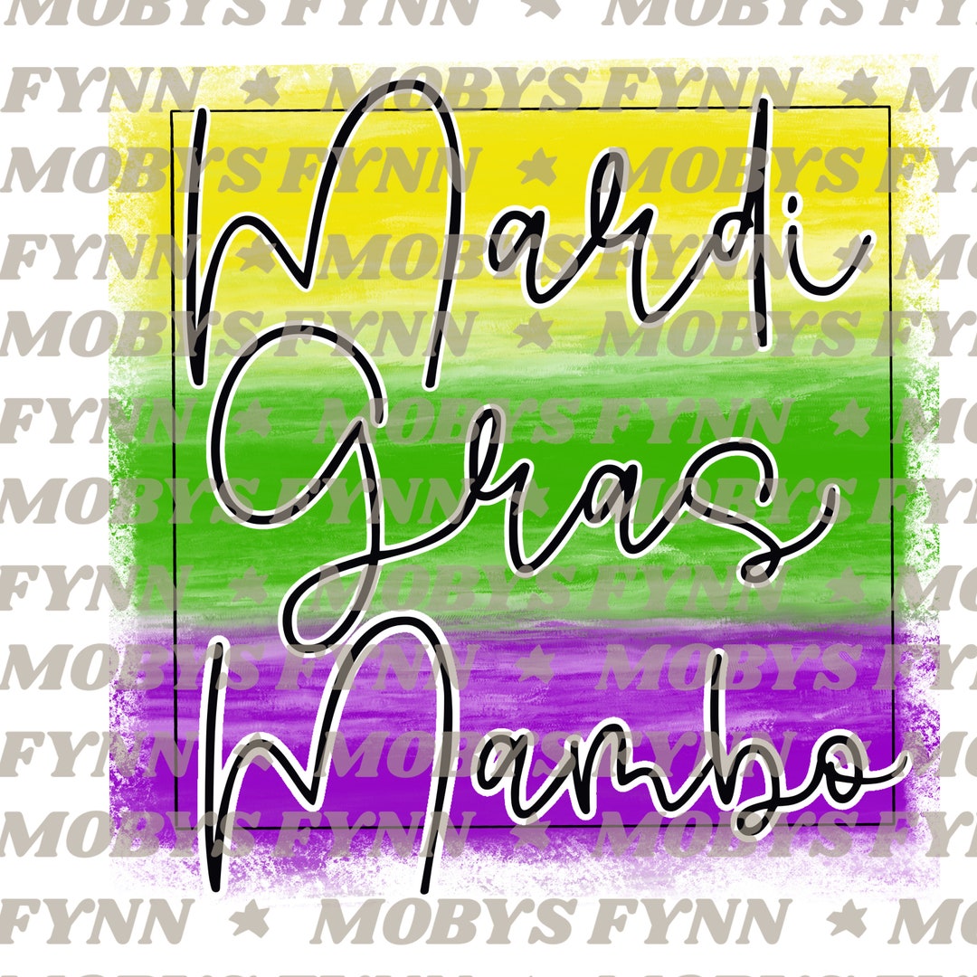Mardi Gras Mambo PNG - Etsy