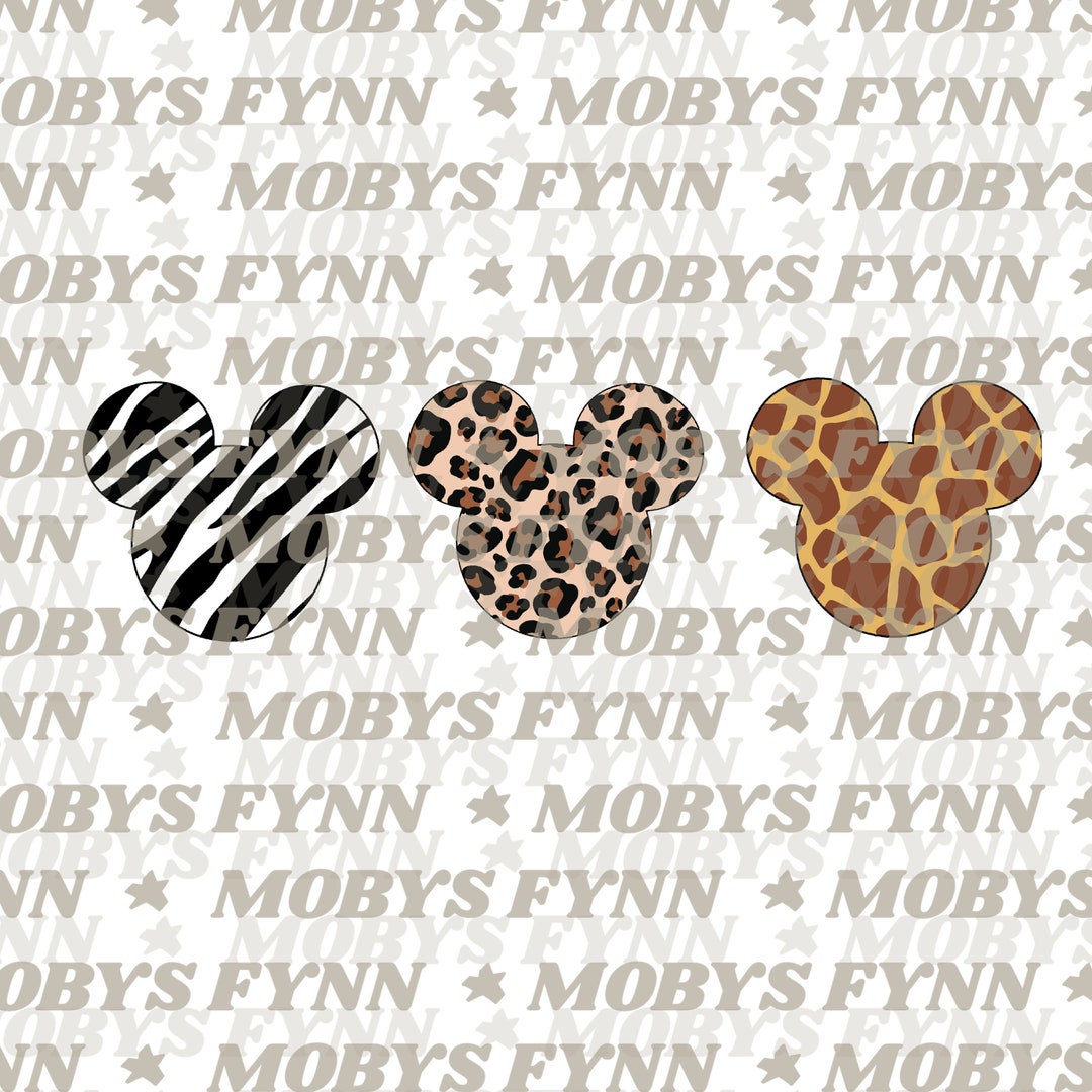 Animal Safari Mickey PNG - Etsy