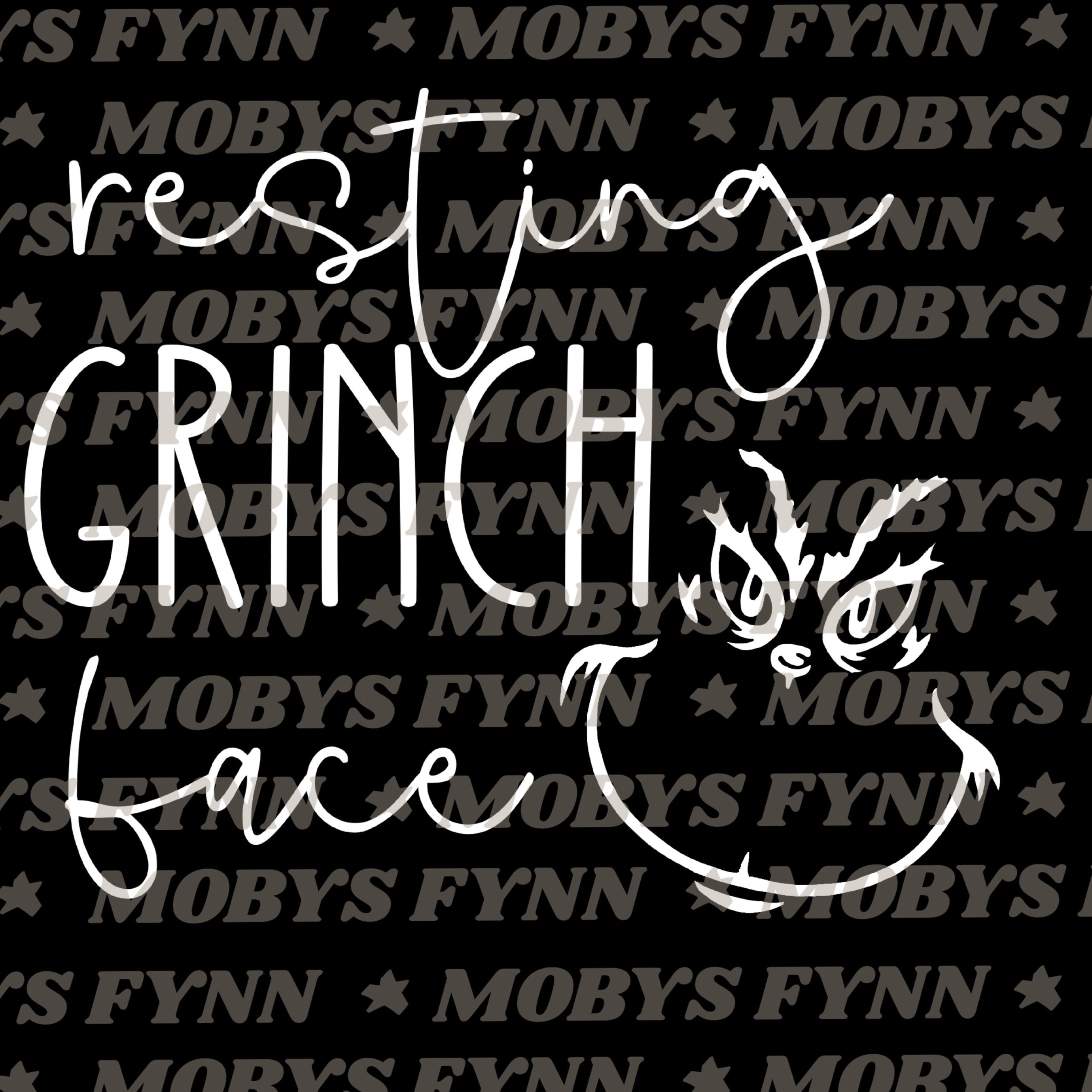 Resting Grinch Face PNG - Etsy