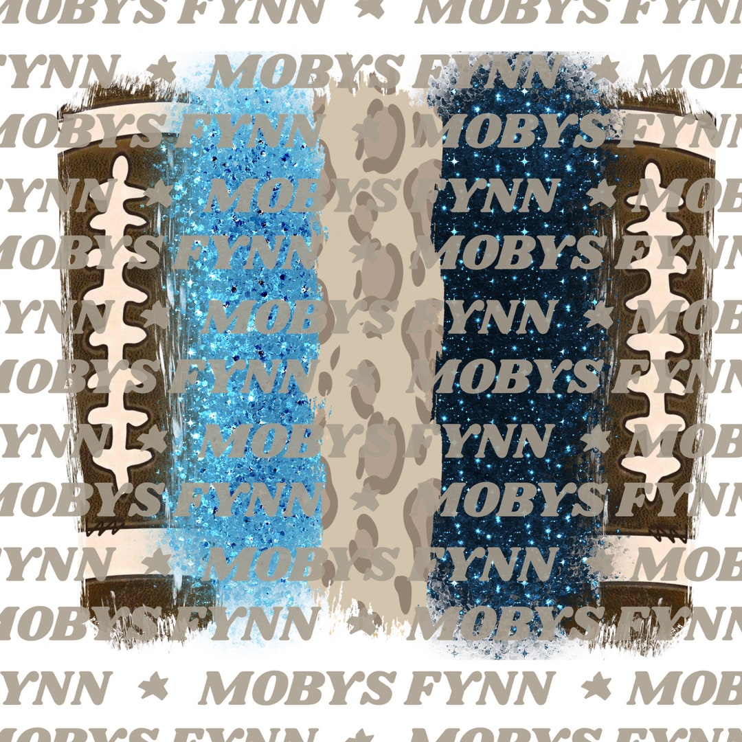 Light & Dark Blue Football Brushstroke PNG - Etsy