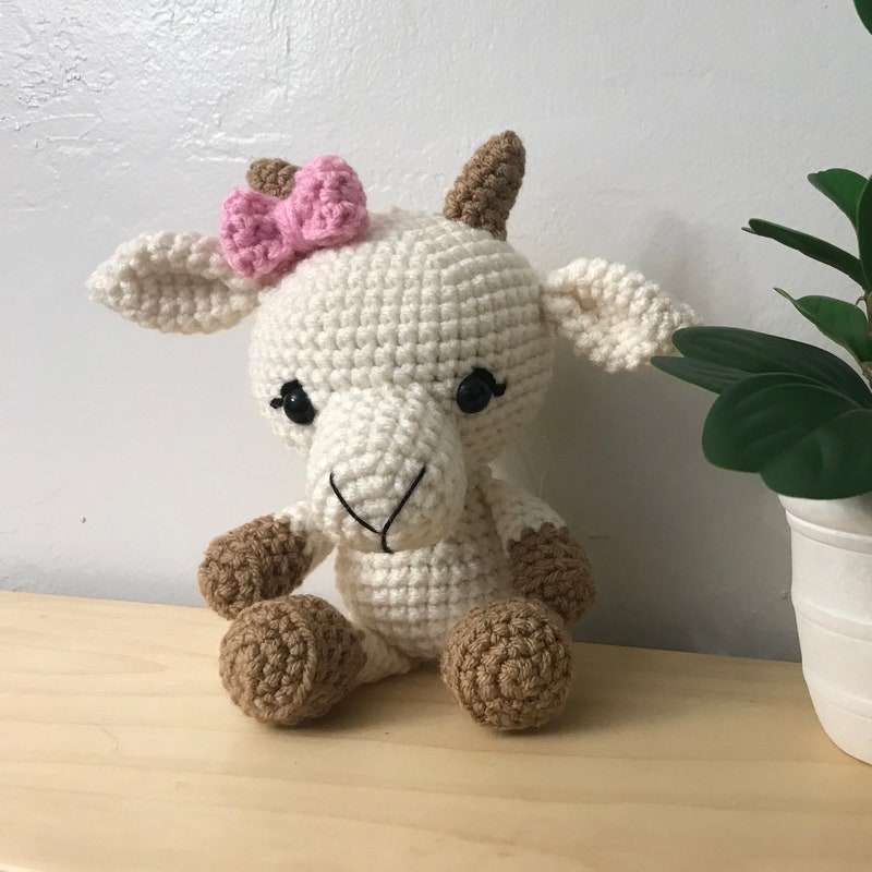 Stuffed Goat - Etsy