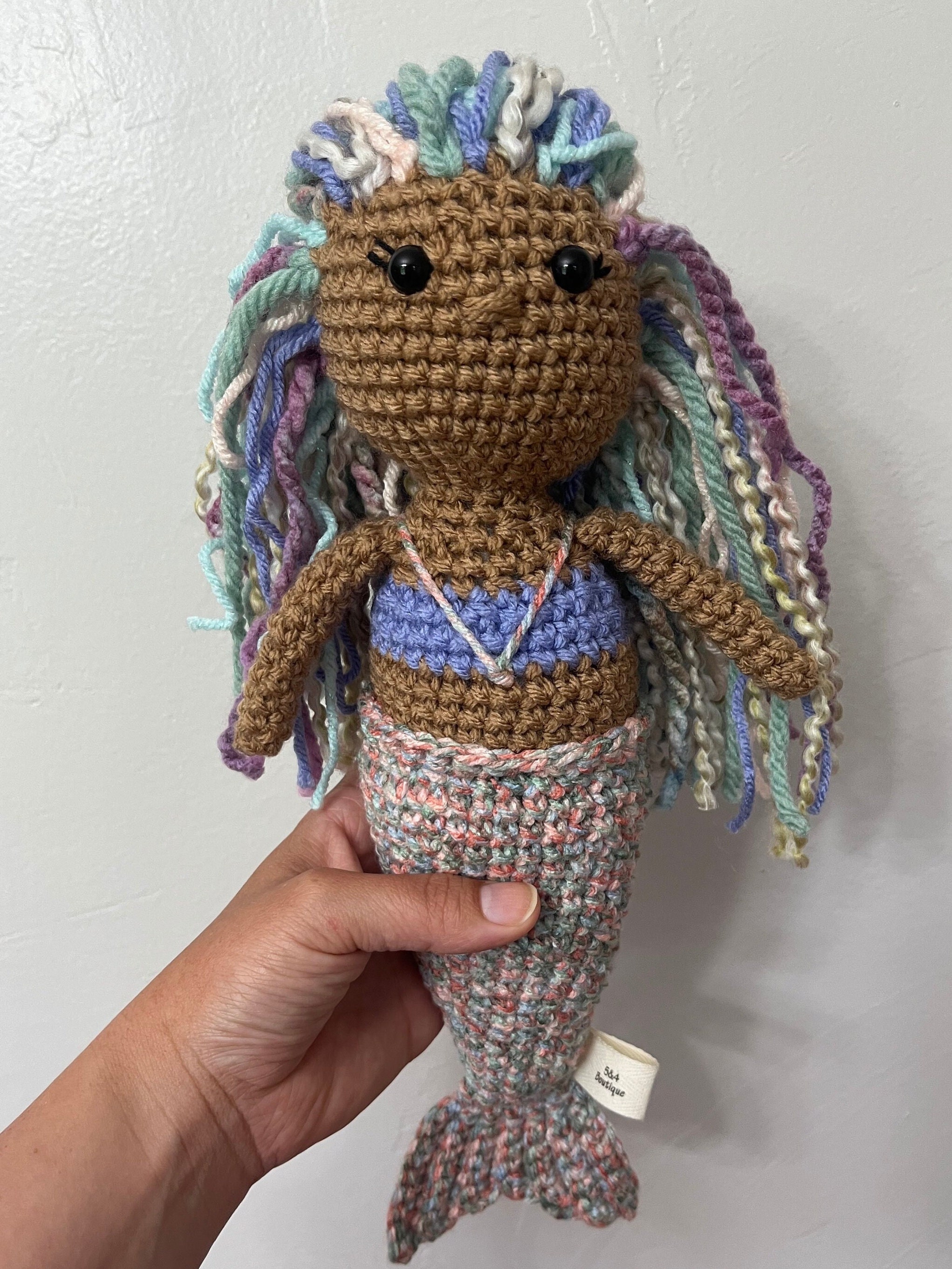 Mermaid Doll Pink Mermaid Mint Green Mermaid Birthday Gift - Etsy