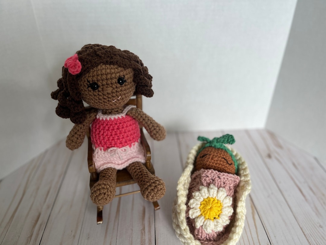 Big Sister, Little Sister, Doll, Curly Hair, Stuffed Doll, Birthday ...