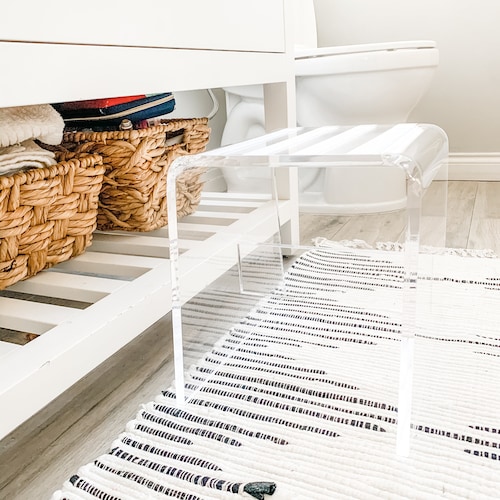 THE GROWN UP Clear Acrylic Step Stool - Etsy