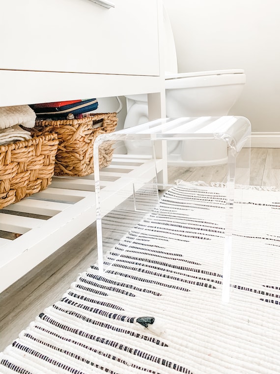 Lucite step stool store