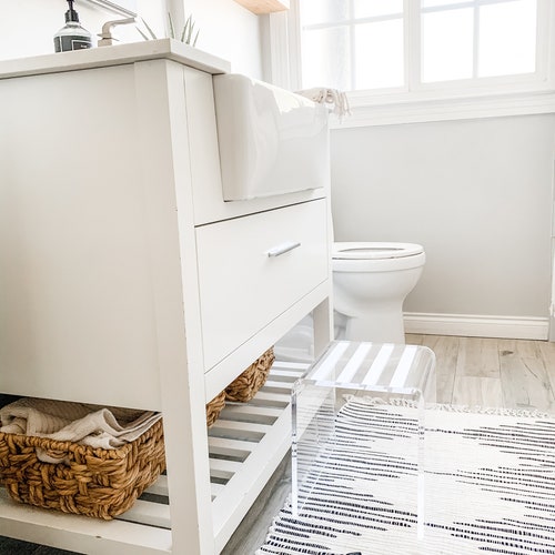 THE GROWN UP Clear Acrylic Step Stool - Etsy