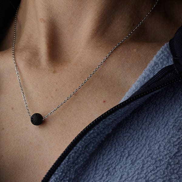 Lava Rock Diffuser Necklace - Etsy