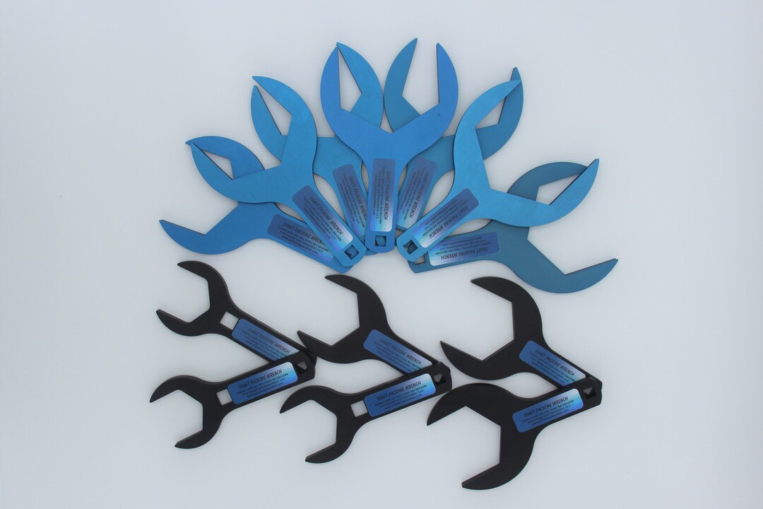 COMPLETE 13 Piece Set Shaft Packing Wrenches ALL Aluminum - Etsy