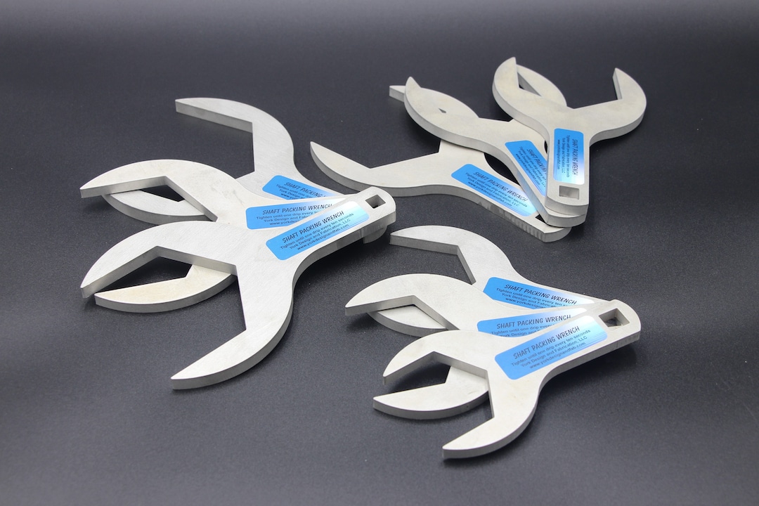 COMPLETE Shaft Packing Wrench 9 Piece Set ALL 304SS Sizes - Etsy