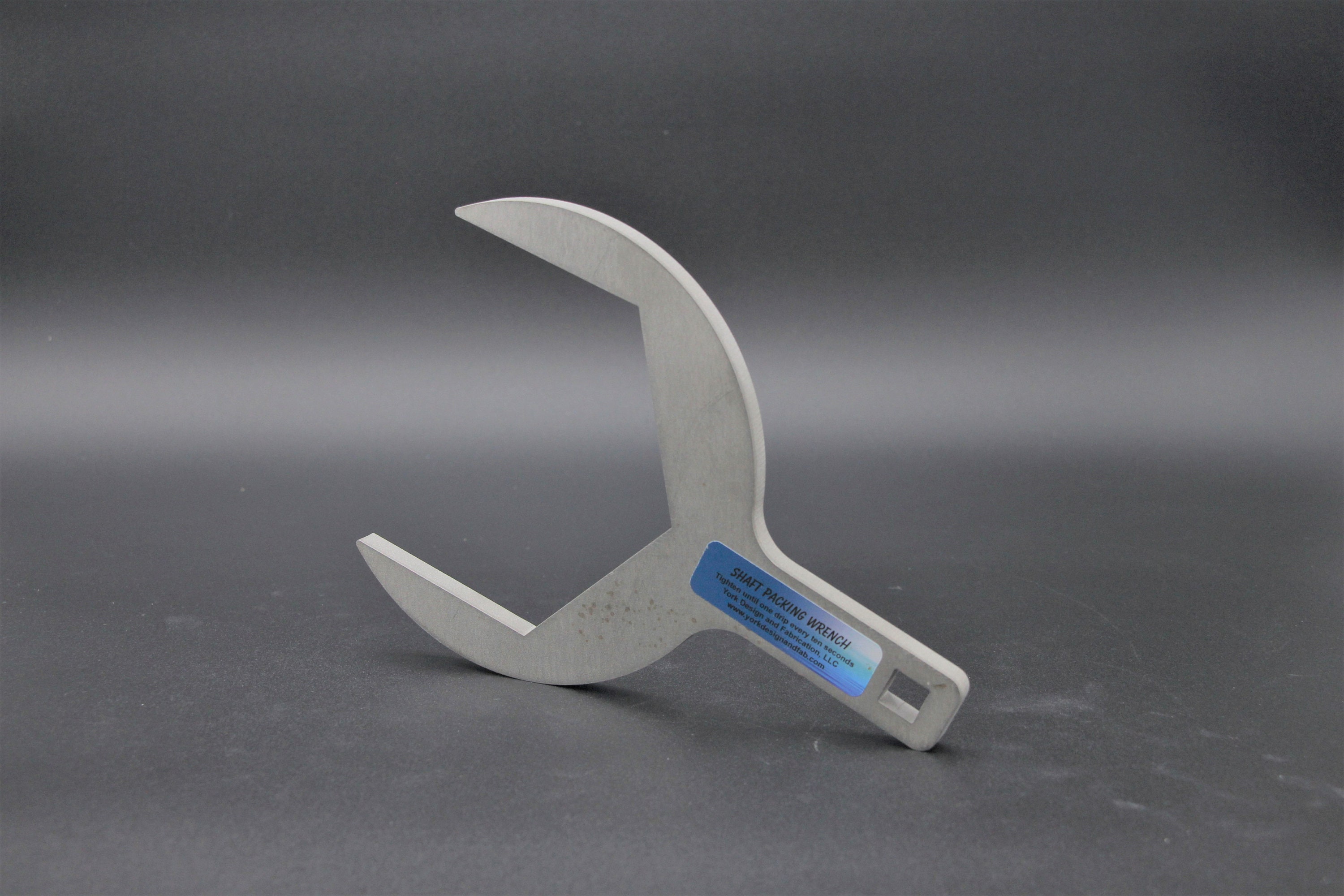 5" HT Shaft Packing Wrench With 1/2" Drive, Made From a 3/8" Thick 304 ...