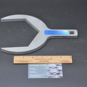5" HT Shaft Packing Wrench With 1/2" Drive, Made From a 3/8" Thick 304 ...