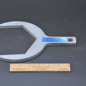5" HT Shaft Packing Wrench With 1/2" Drive, Made From a 3/8" Thick 304 ...
