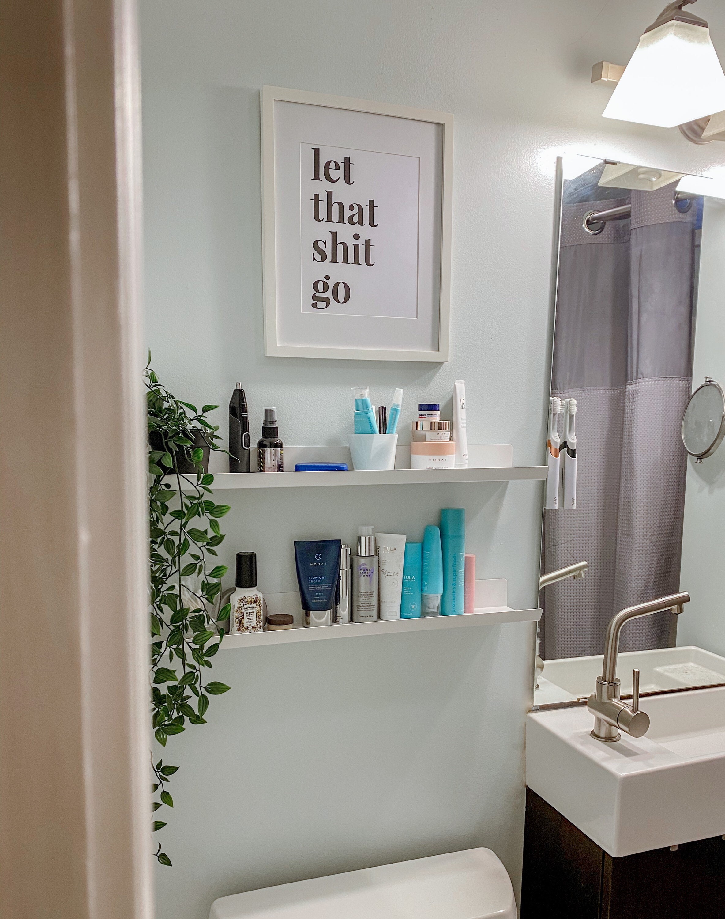 Let That Shit Go Print, Wall Art Printable, Printable Home Decor ...