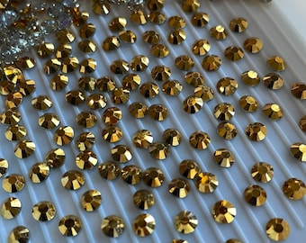 Gold Rhinestones - Etsy