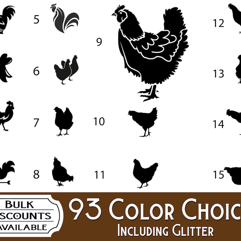 Chicken Decals - Etsy