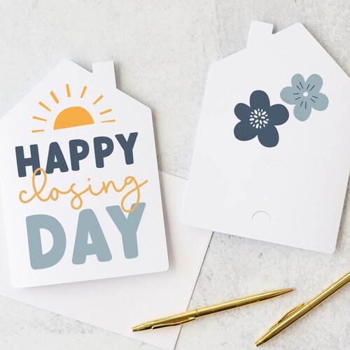 SET of Greeting Cards Happy Closing Day Real Estate Agent - Etsy