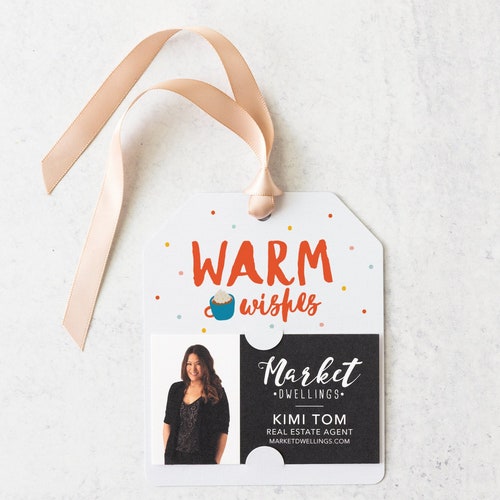 Warm Wishes Gift Tag Christmas Pop by Holiday Marketing - Etsy