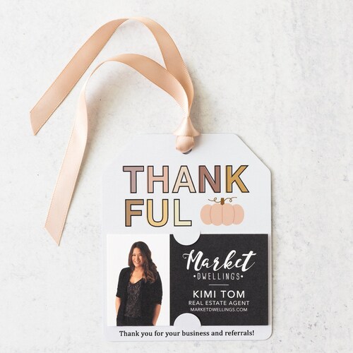 Thankful Gift Tag Fall Pop by Thanksgiving Marketing - Etsy