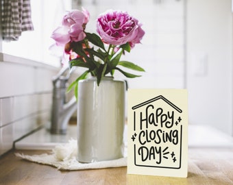 SET of Happy Closing Day Greeting Cards W/envelopes Real - Etsy