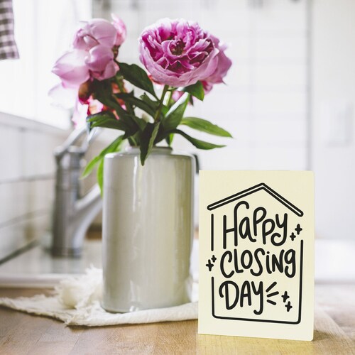 SET of Floral Happy Closing Day Greeting Cards W/envelopes - Etsy