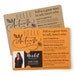 SET of Hello Autumn, Fall Mailers With Envelopes Business Card Mailer ...