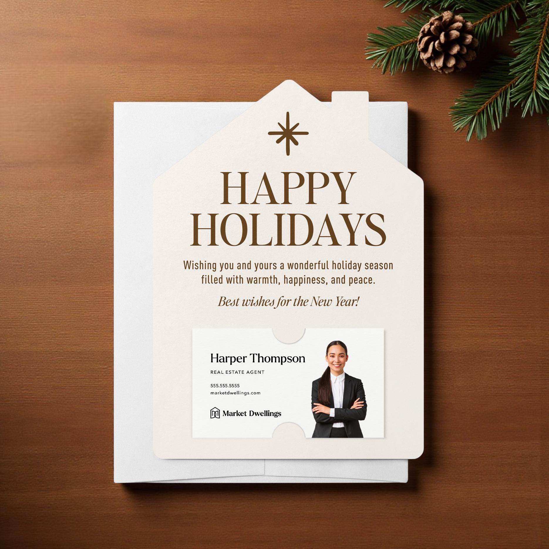 Set of Happy Holidays Mailers | Envelopes Included | Christmas ...