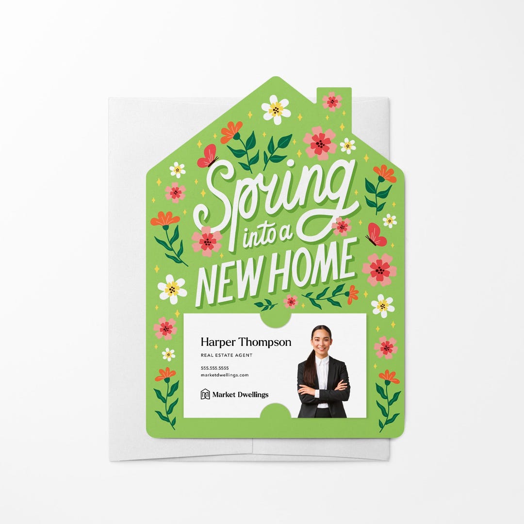 Set of Spring Into A New Home Mailers | Envelopes Included | Real ...