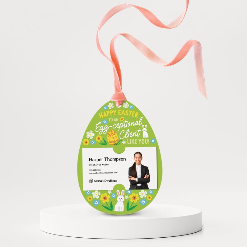Happy Easter to an Egg-ceptional Client Like You! Gift Tags | Real ...