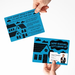 Dear Renting, Let's Break Up. Mailers W/envelopes | Real Estate Agent ...
