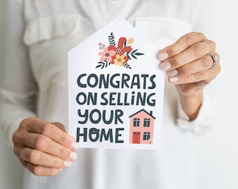 SET of Congrats You Bought a House Closing Day Greeting Cards - Etsy