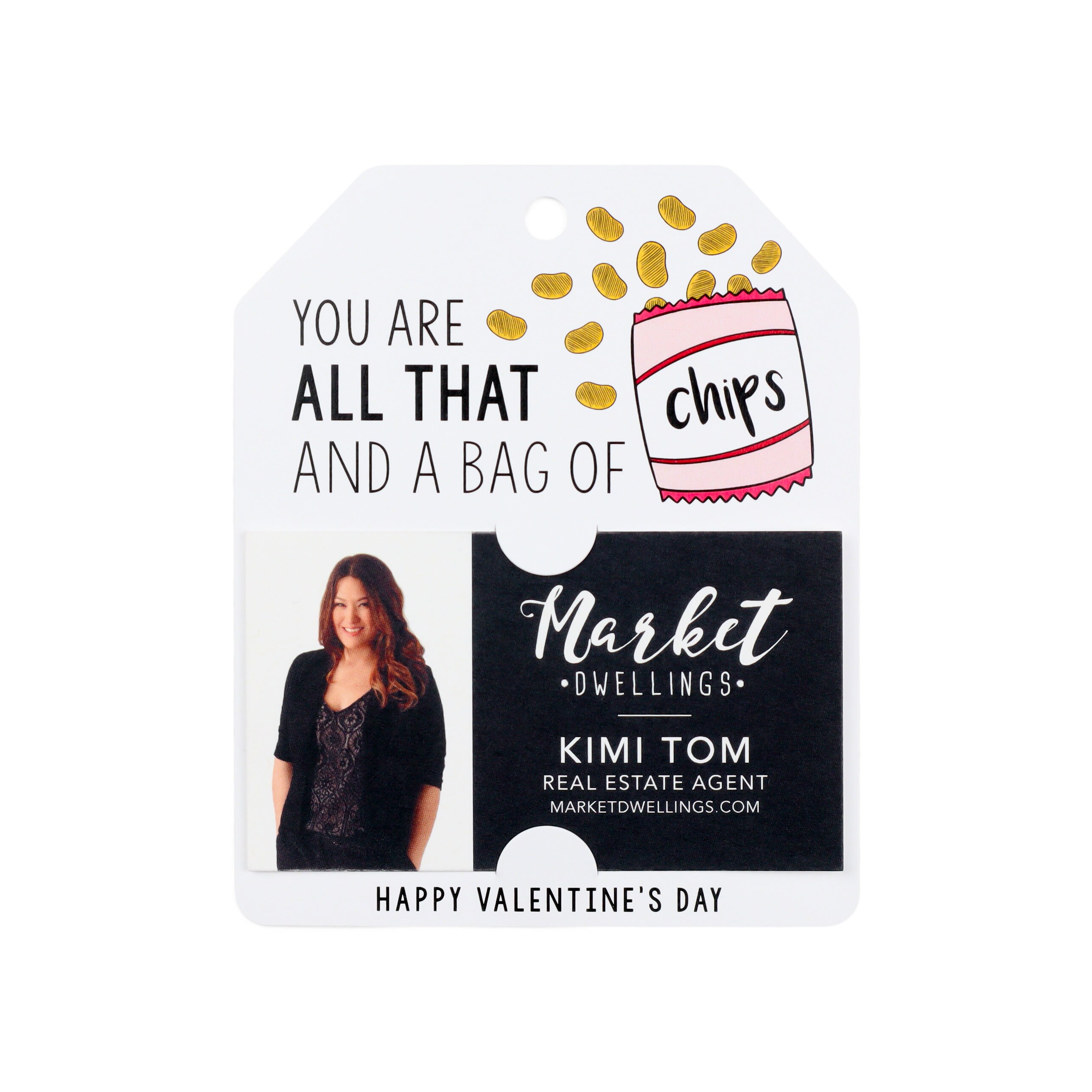 You Are All That and A Bag of Chips Gift Tag Valentine's | Etsy