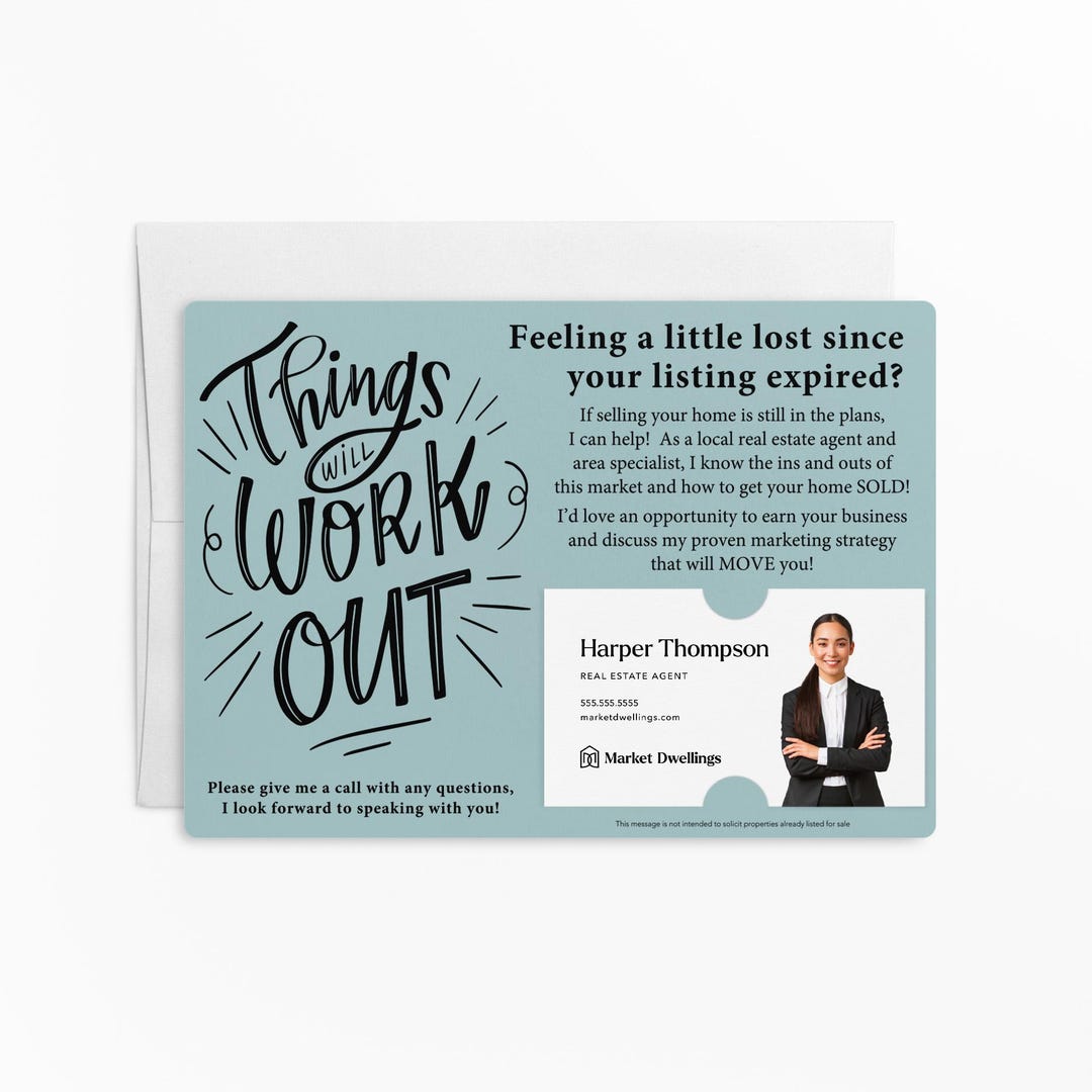 SET of Expired Listing Marketing Mailer for Real Estate Agents With ...