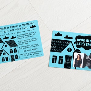 Dear Renting Let's Break Up. Mailers W/envelopes Real - Etsy