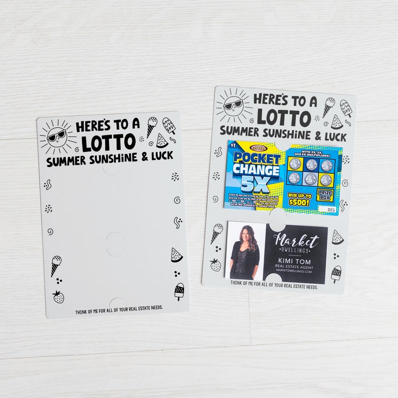 SET of Here's to a Lotto Summer Sunshine & Luck Real - Etsy