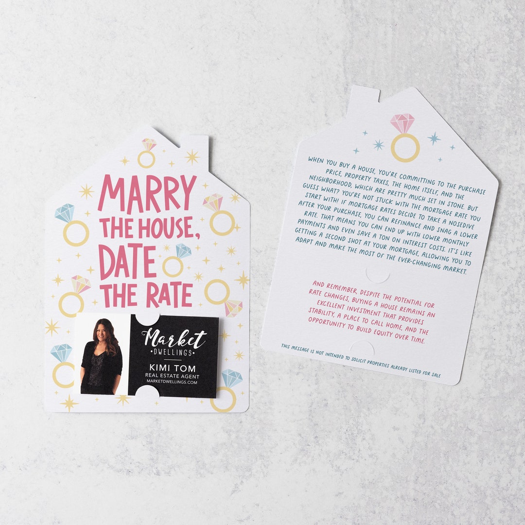 Set of Marry the House, Date the Rate Mailers Envelopes Included Real ...