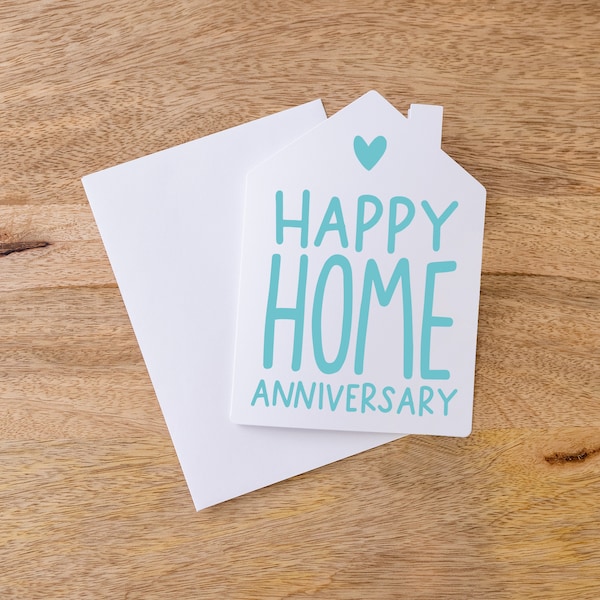 One Year House Anniversary Card - Etsy