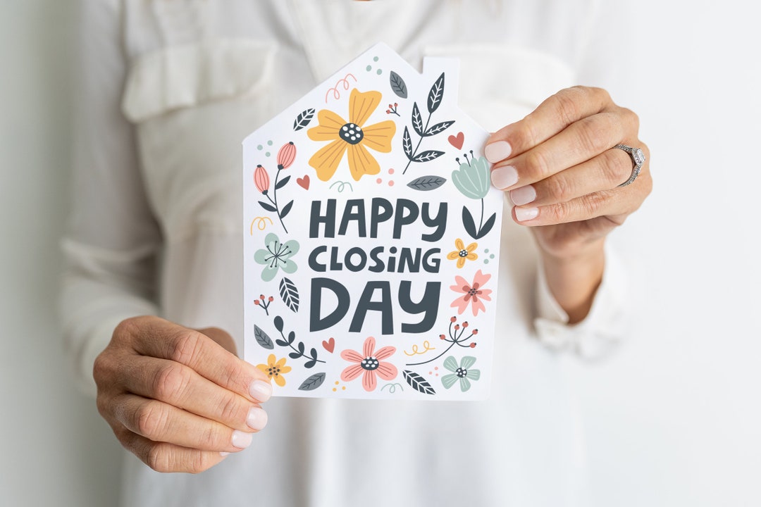 SET of Happy Closing Day Greeting Cards W/envelopes Home Closing Gift ...
