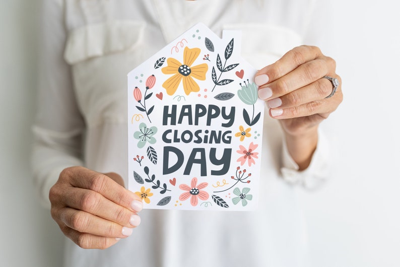 SET of Happy Closing Day Greeting Cards W/envelopes Home - Etsy