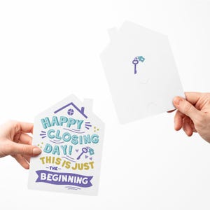 Happy Closing Day Greeting Cards W/ Envelopes | Real Estate Agent ...